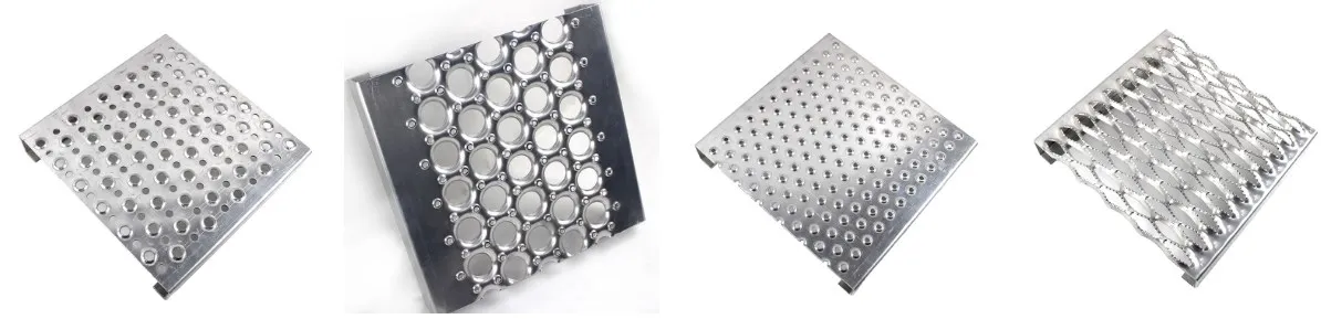 Perforated Metal Diamond Grip Stair Tread Safety Aluminium Grating For ...