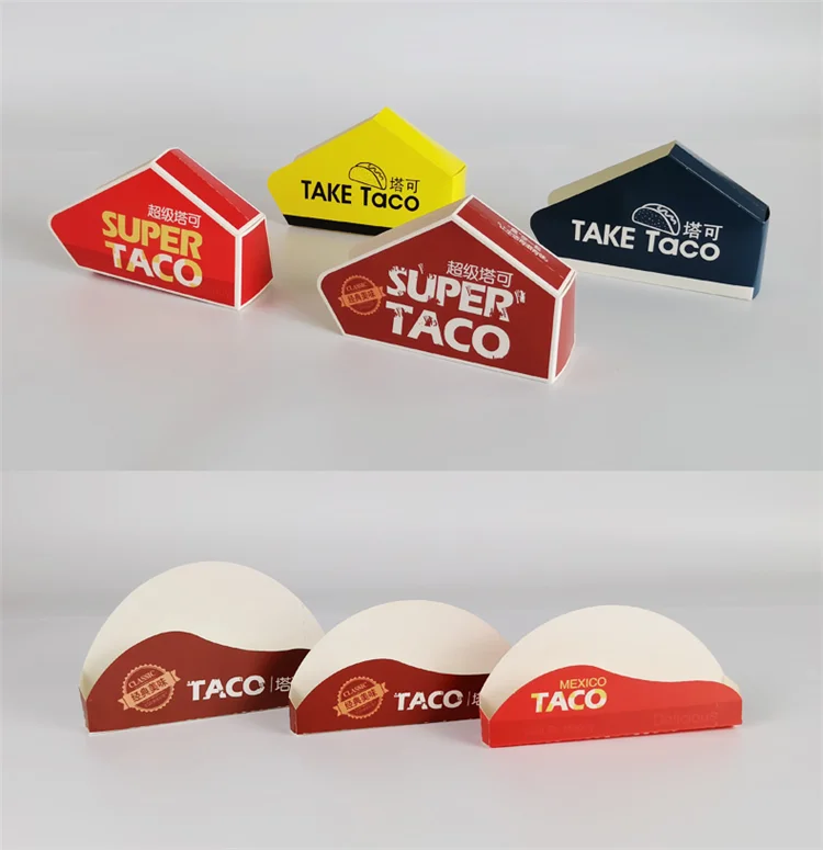 Bio-degradable Food Packing Box - Perfect for Taco Packaging