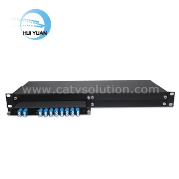 8ch Rackmount Single Fiber Optical Dwdm Mux+demux With Lc/upc Connector ...
