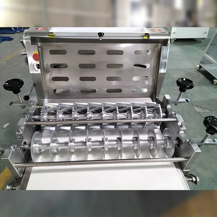 Electric Automatic Pie Dough Sheeter With Roller Cutter Knife Shaper ...