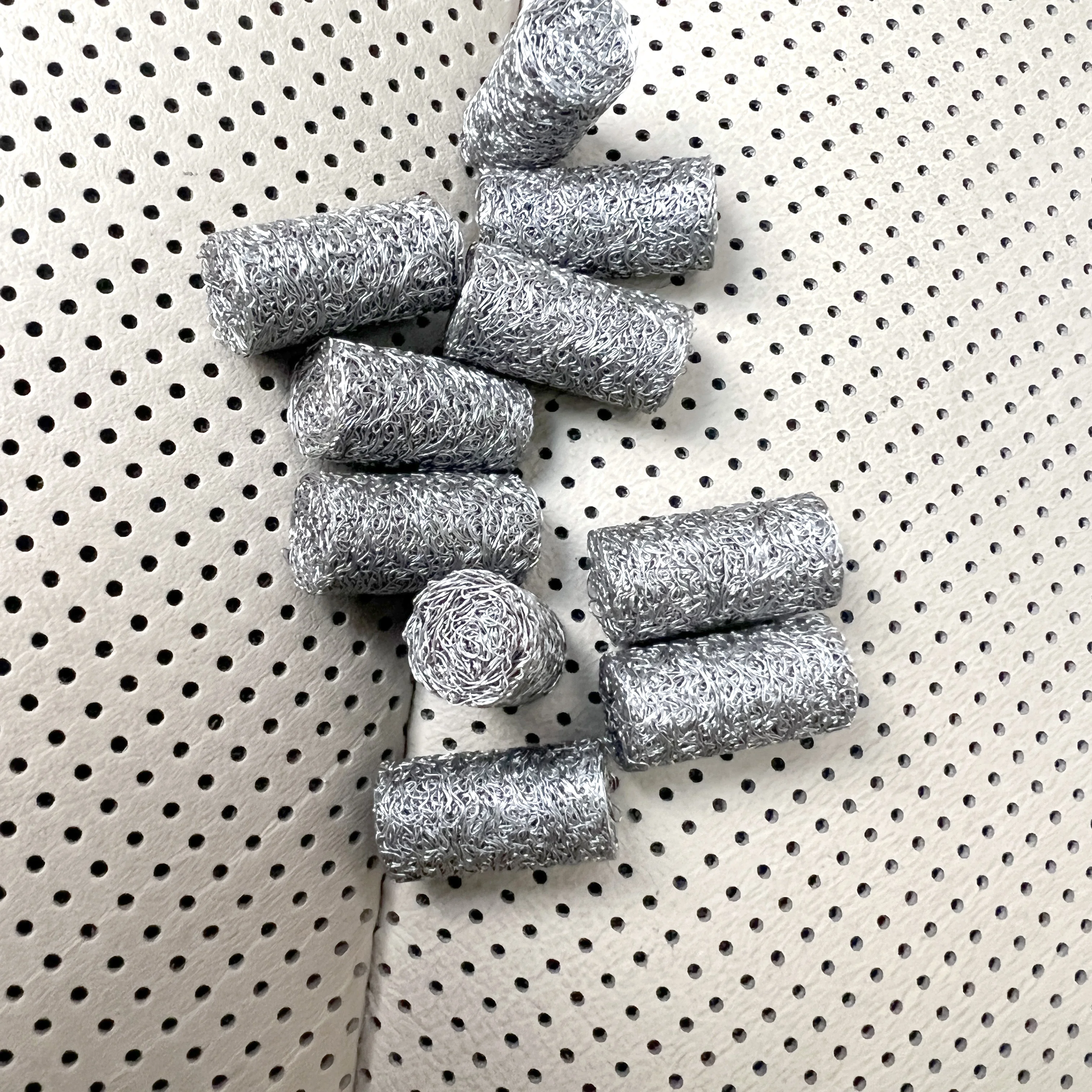 Stainless Steel Metal Wire Mesh Pad Filter / Compress Knitted Metal ...