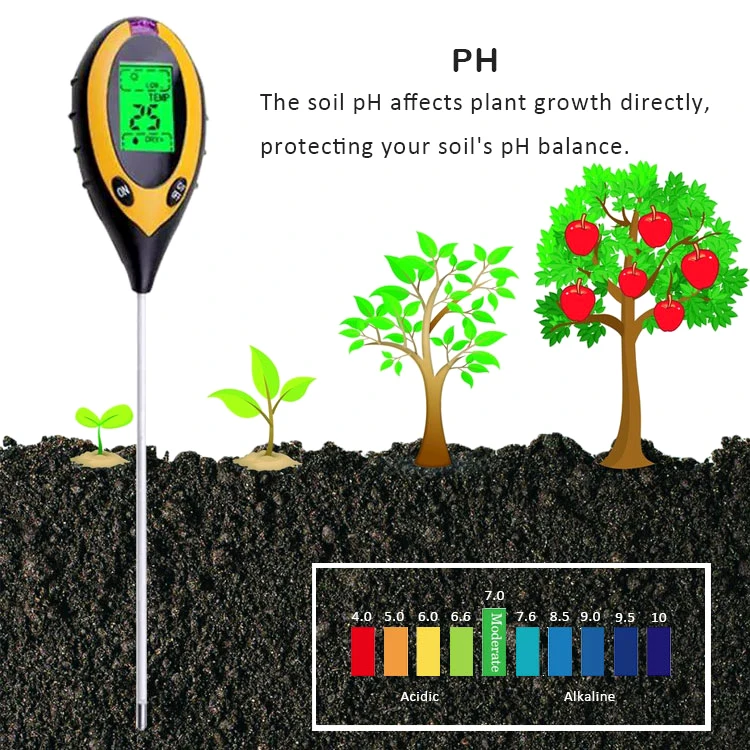Cheap Soil PH Meter Moisture Soil PH Sensor Ground Soil PH Tester With ...