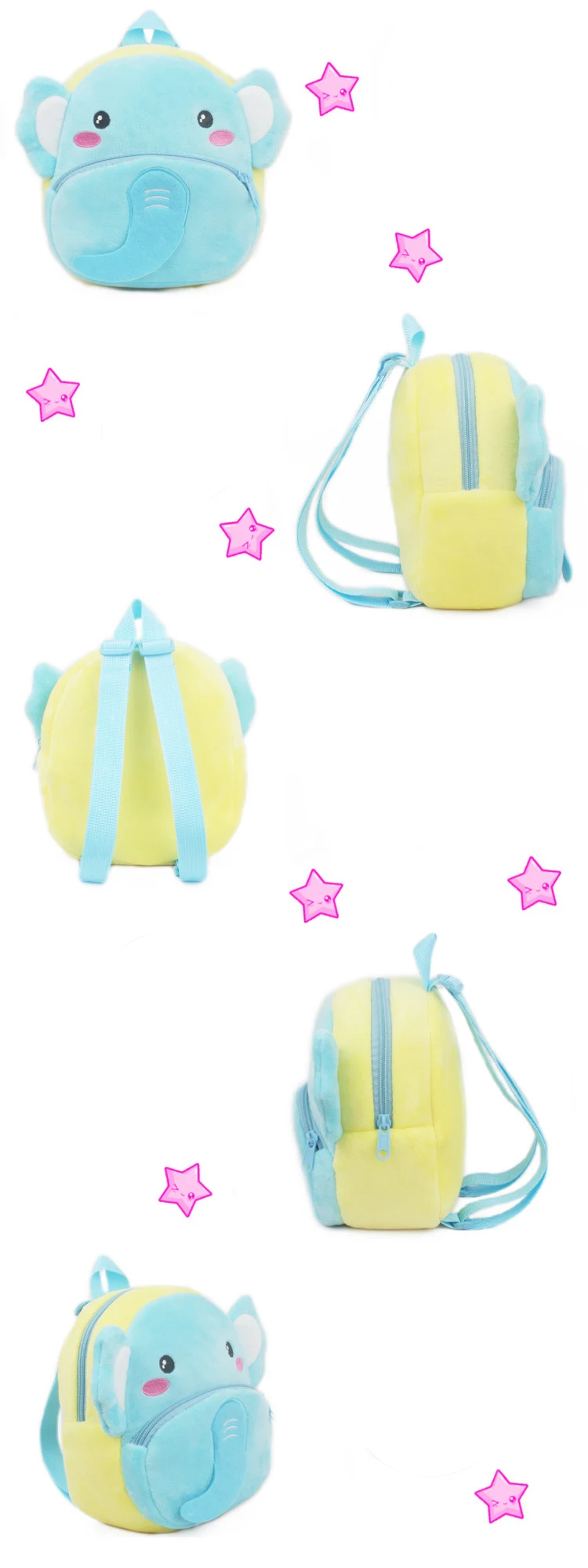 Cute Animal Cartoon Kids Backpack For School & Daily Use - Oem Available