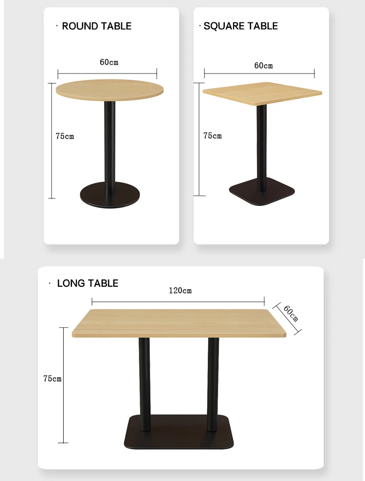 Economical Custom Design for Dining Tables - Wood & Marble