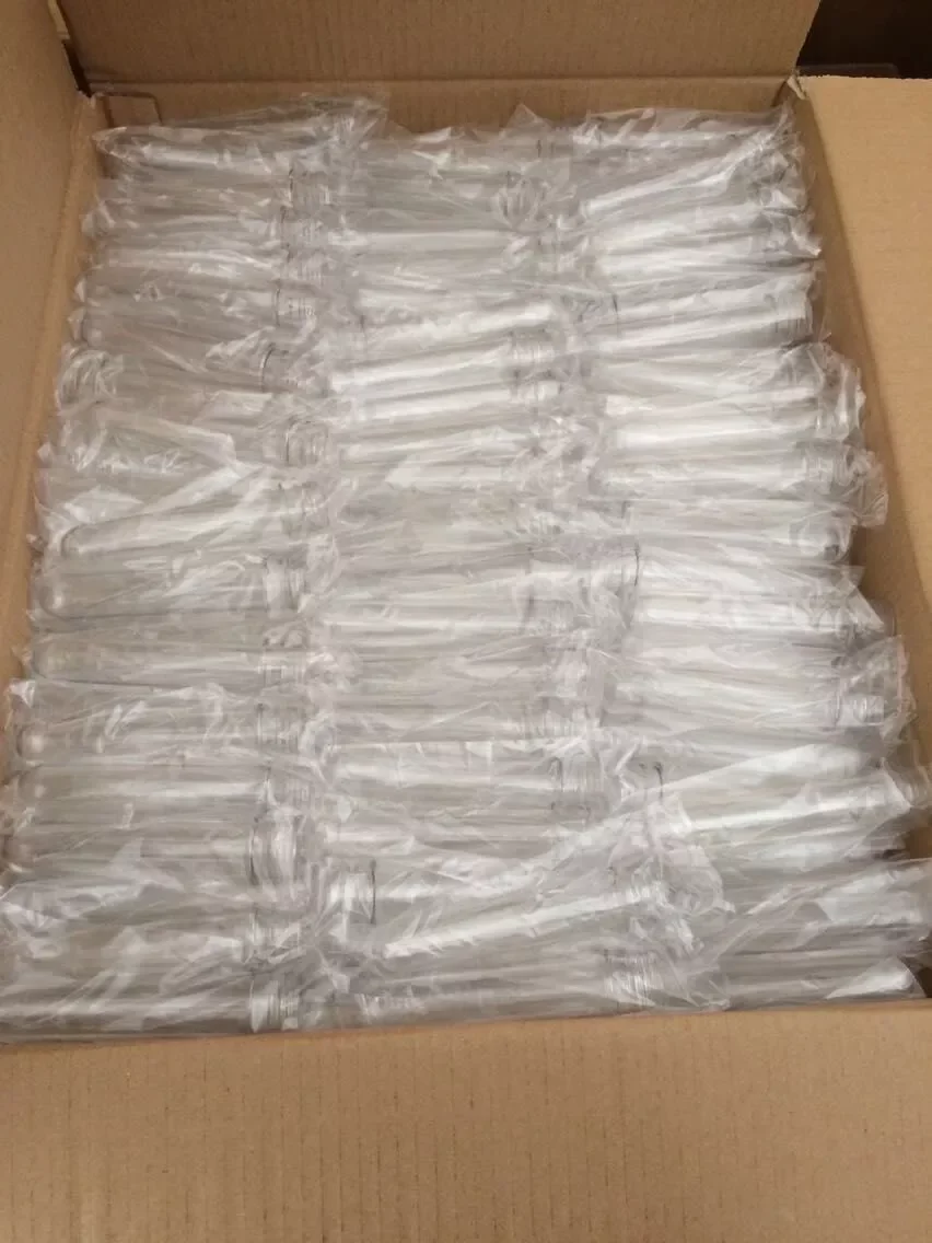 Clear Candy Tube Plastic Tube Packaging Plastic Tube With Silver Metal ...