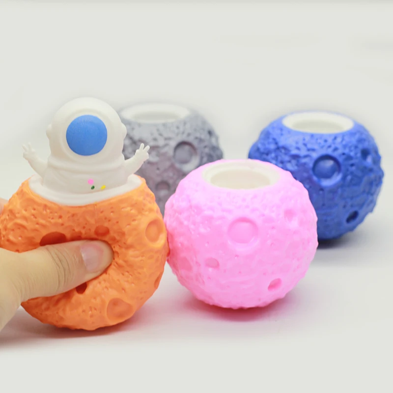 Tpr Stress Relief Astronaut Ball Squeeze Toy Squishy Space Man Anxiety ...