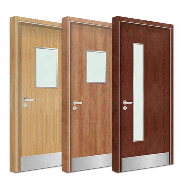 Custom Modern HPL Wooden Door Design for Commercial Use