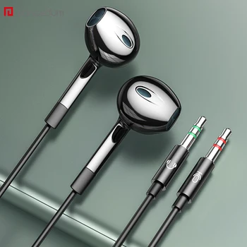 Double Plug Handset Gaming Wired Headphones 3.5mm Wired Earphones ...