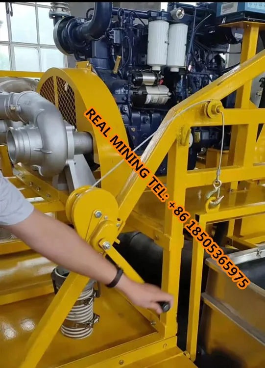 Big Scale Diamond Dredge River Gold Mining Dredge 8 Inch