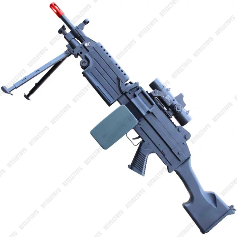 M249 Electric Gel Ball Blaster Rifle Nylon Gear Water Beads Splatter ...