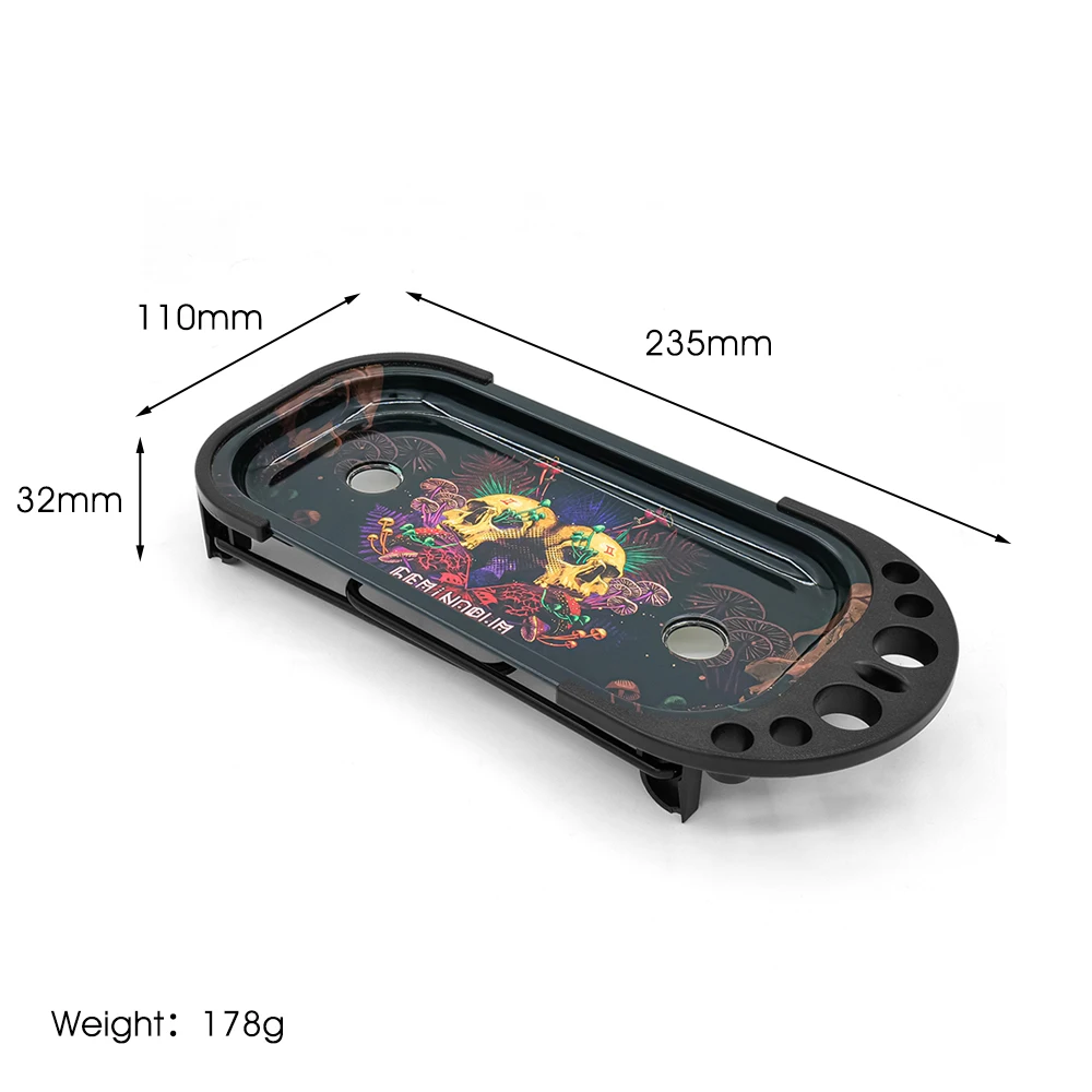 9 in 1 Mini Rolling Tray Kit Set - Travel & Cigarette Accessories