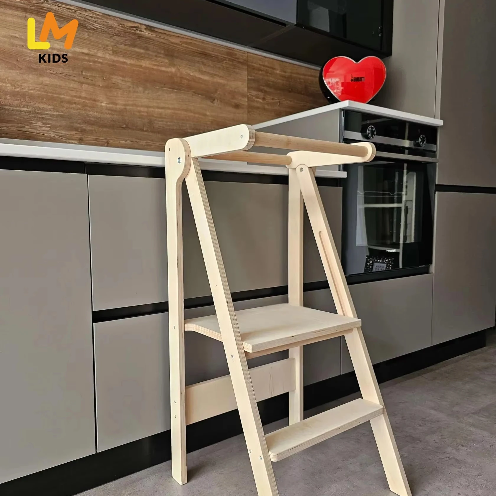 Lm Kids Montessori Kid Foldable Toddler Baby Folding Learning Tower ...