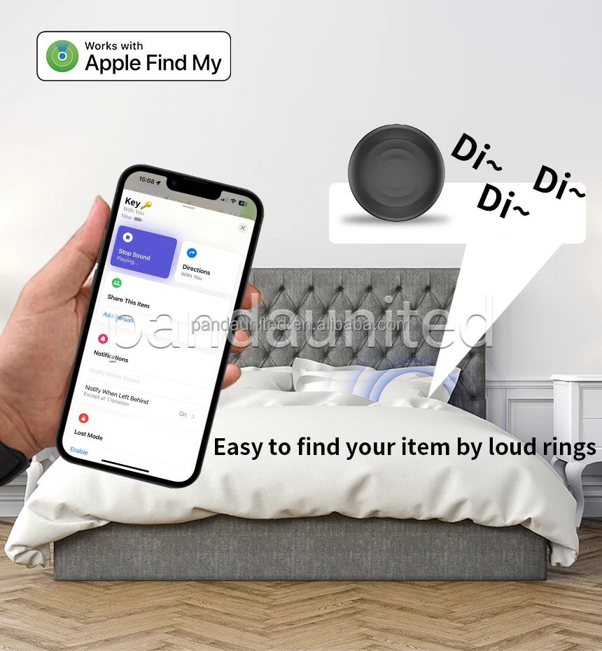 MFI Luggage Tracker - Apple Find My Integration for Safety