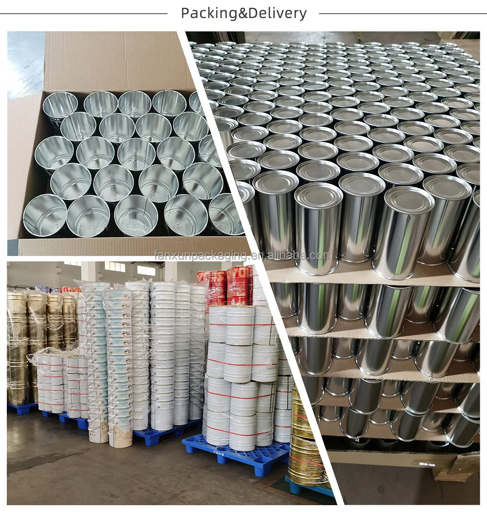 100ml 500ml 0.5 Liter Edible Cooking Oil Metal Round Can For Olive Oil ...