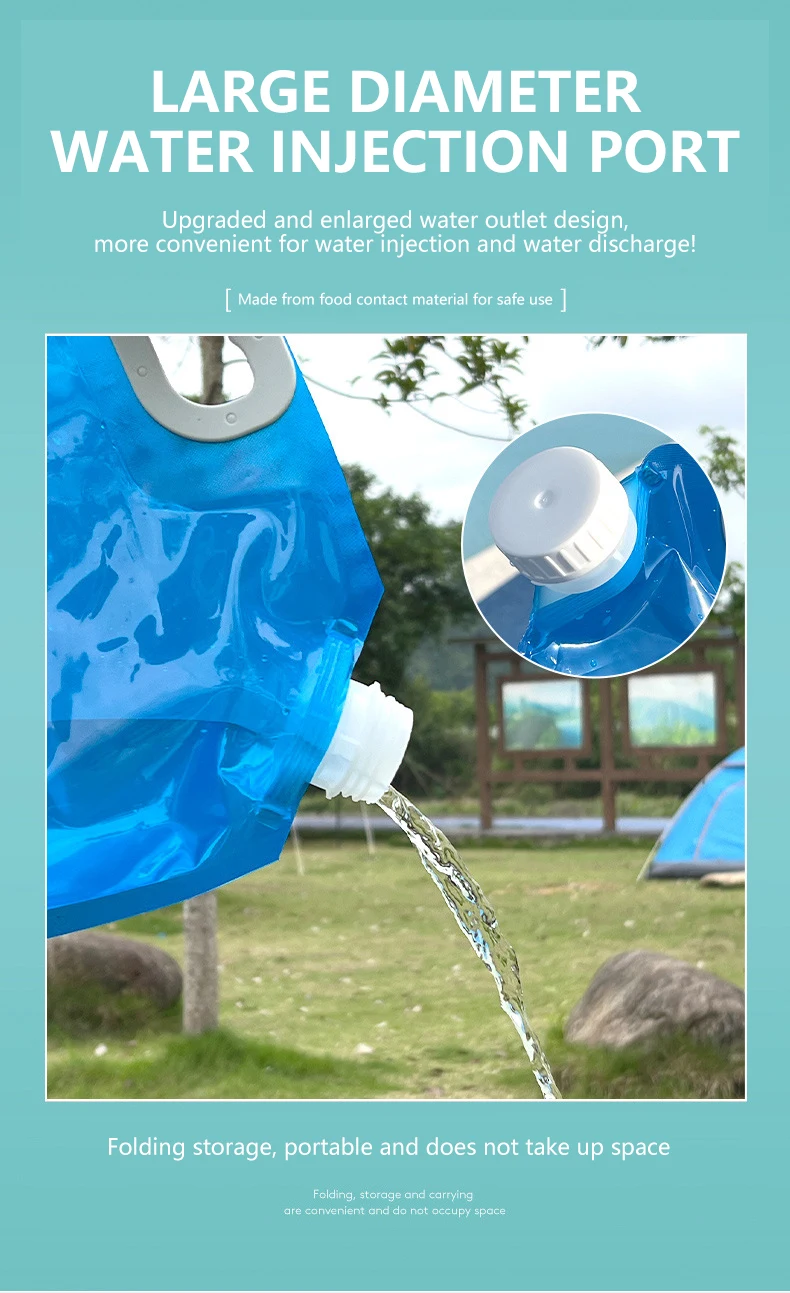 5L to 20L Collapsible Water Bags - Customizable & Sustainable