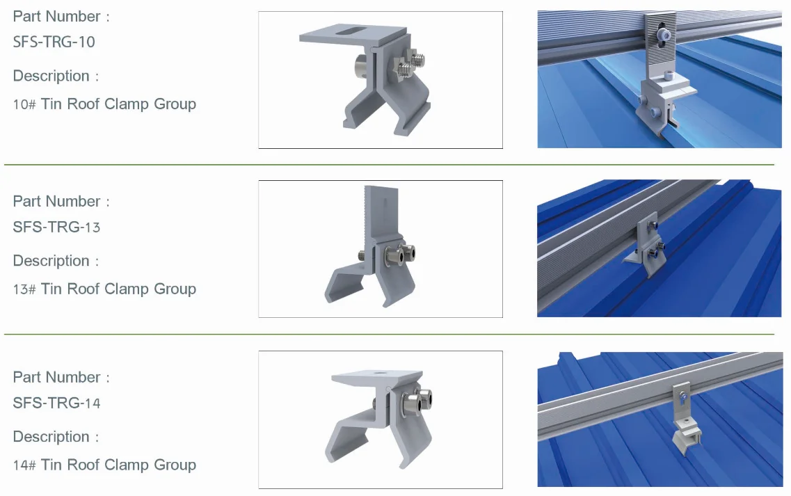 Standing Seam Tin Roof Clamp - Durable Metal Roof Panels