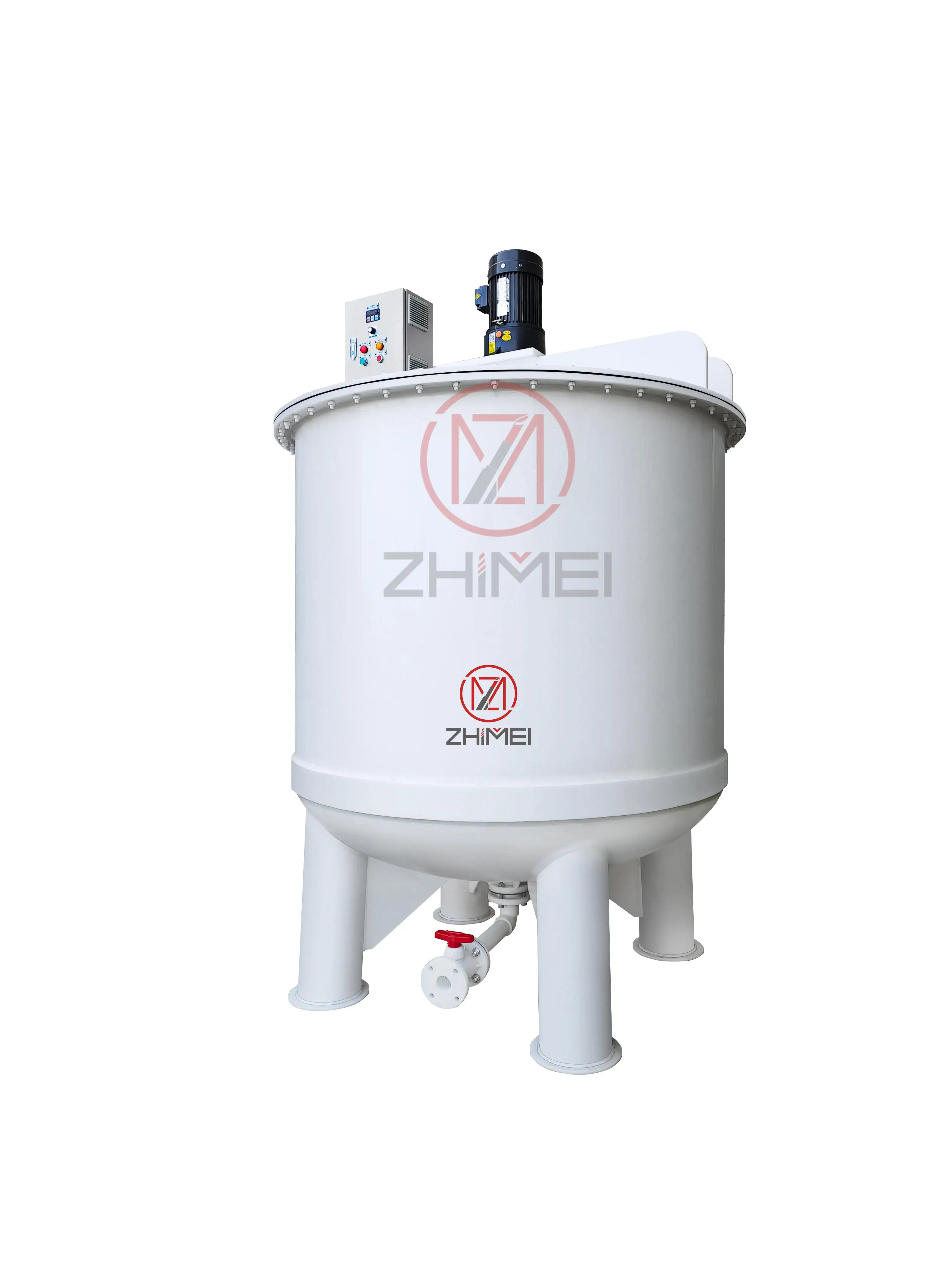 1000l Pp Anti-corrosive Mixing Tank Liquid Chemical Plastic Mixer ...