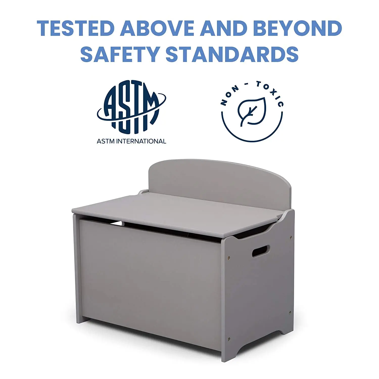Modern Grey Kid Toy Cabinet Children's Storage Organizer Chest Box Unit ...