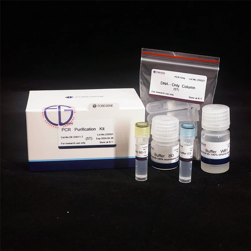 Foregene Manufacturer Supply 5t Free Sample Pcr Purification Kit Pcr ...