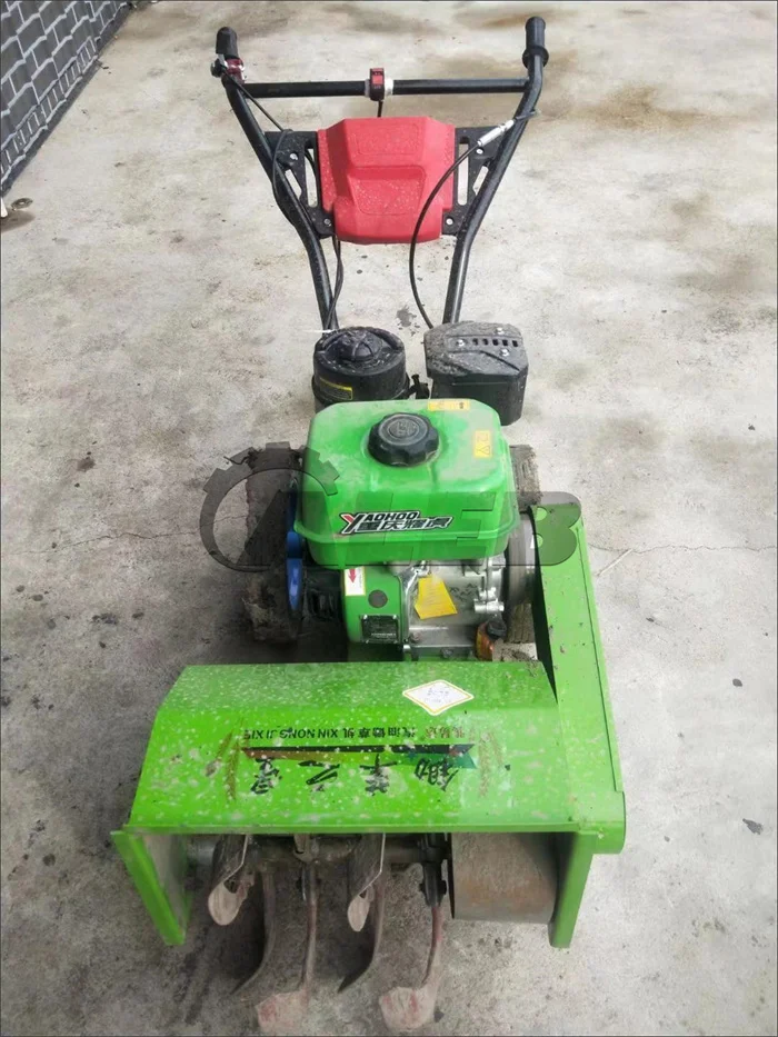 7.5 Hp Gasoline Lawnmower Scarification Weeding Furrowing Multi ...