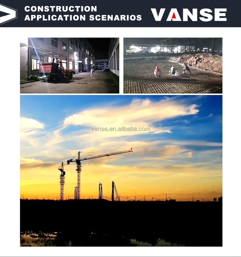 Vanse Wsy-55c Construction Engineering Auxiliary Rechargeable Led Work ...