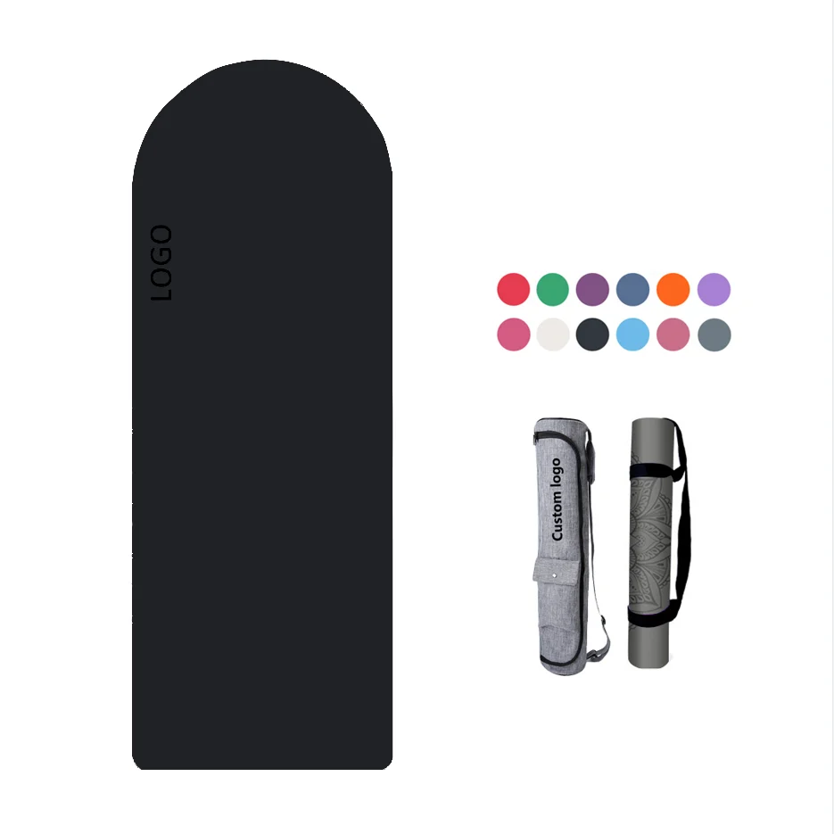 Custom LOGO Beige Coconut Color Arch Shaped Yoga Matte