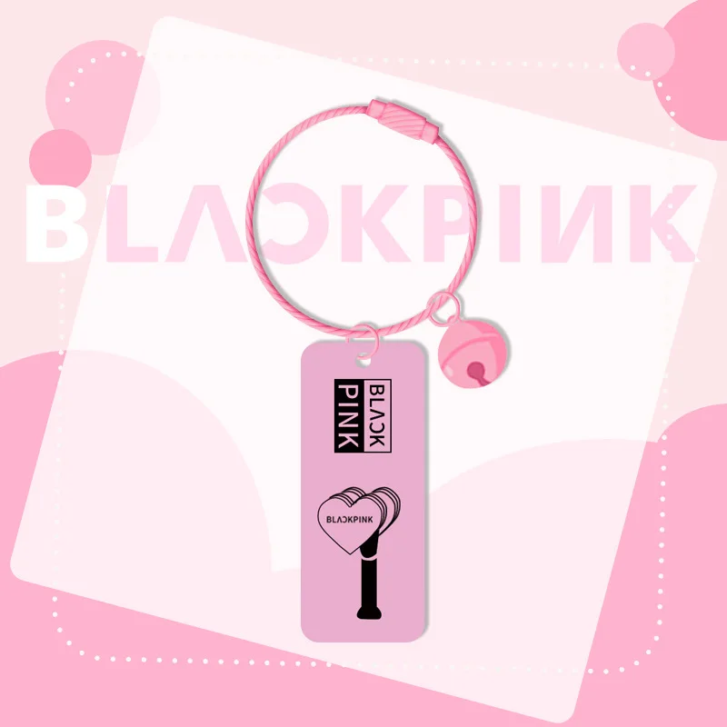 Blackpink Keychain Accessories Custom Acrylic Korean Kpop Tag Key Ring ...