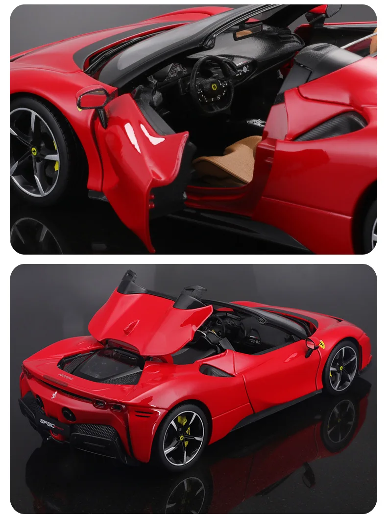 Hot Selling Burago 1:18 Super Car Metal Collectible Die Cast Car Ferra ...