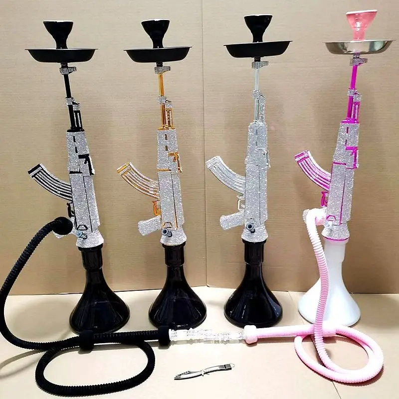 Ak47 Hookah Diamond - Premium Shisha Smoking Set