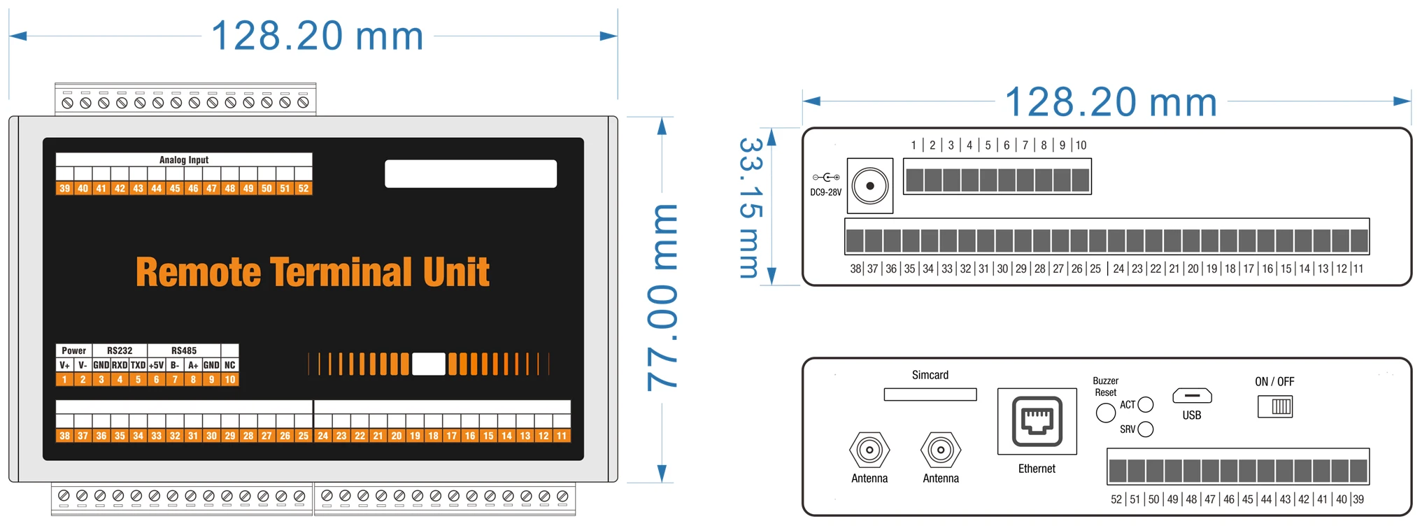 CWT7100 Series Modbus RTU/TCP IO Modules - Reliable & Versatile