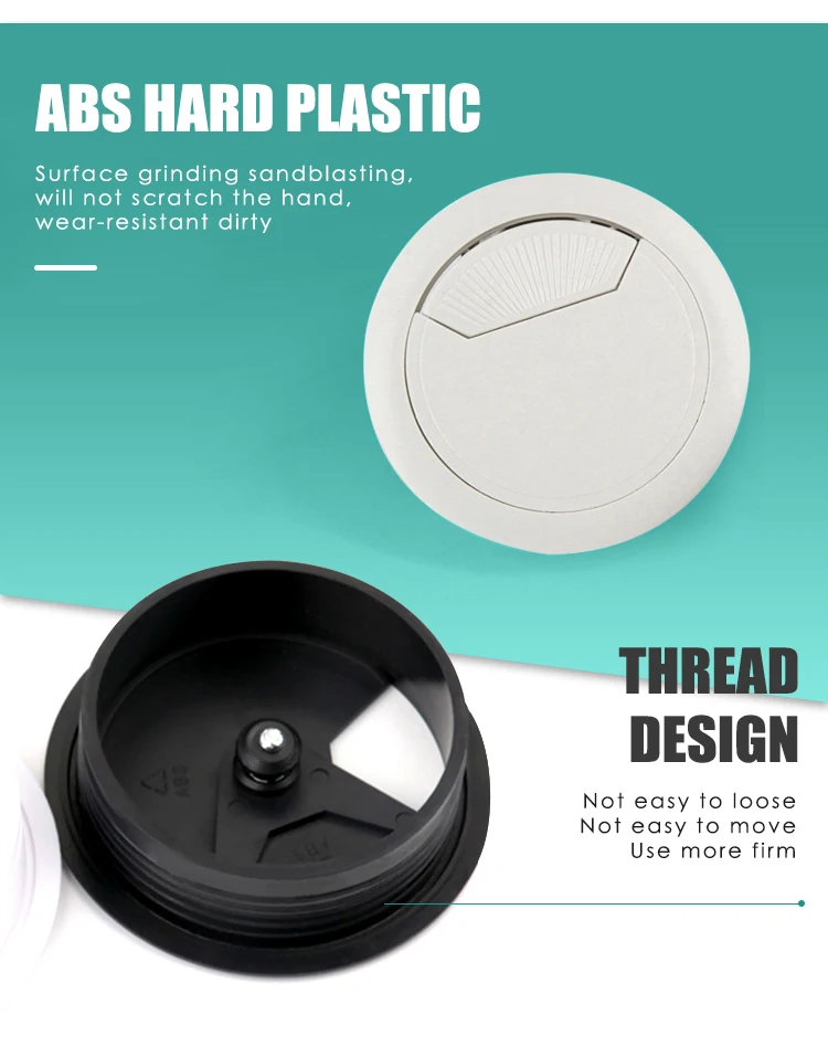 Toco 35mm Office Flexible Circular Desk Cabke Electric Bushings Hole ...
