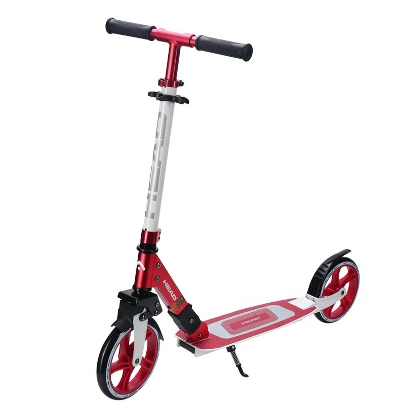 Aluminum Foldable Adults Kids Kick Foot Scooters Big 2 Wheels Alloy ...