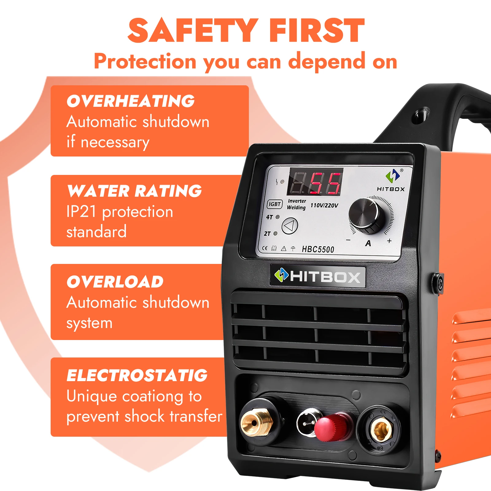 HITBOX Cnc Plasma Cutters HBC5500 IGBT Inverter Welding Machine