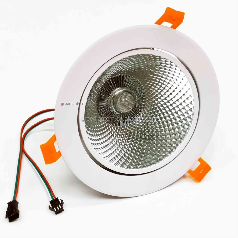 24V WS2811 IC Pixel Addressable RGB LED Spot Light 3/5/10/15/20W ...