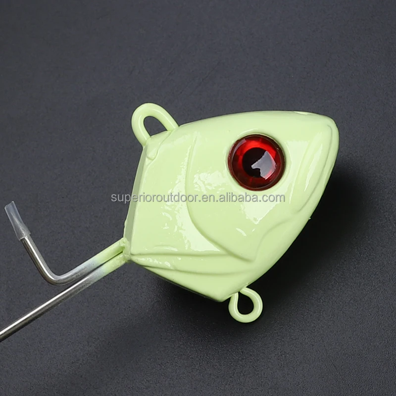 Superiorfishing Tenya Jig Head Sea Fishing Luminous Hairtail Barbed ...