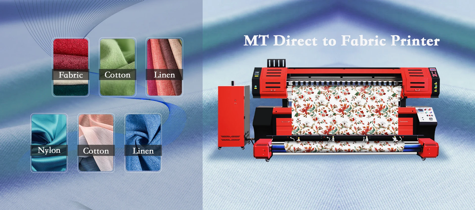 Mtutech Direct to Fabric Printer - Professional Textile Printing