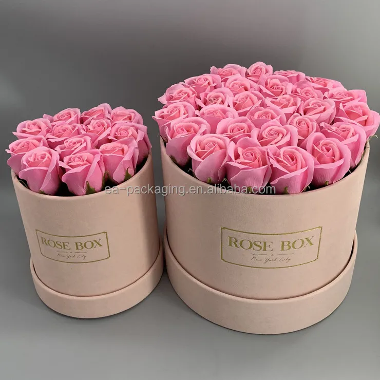 Personalized Velvet Flower Box - Perfect for Rose Packaging