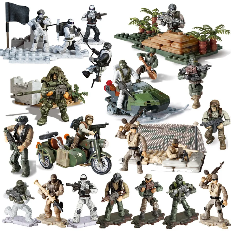 Multiple Styles Military Action Figures - Special Forces Toys