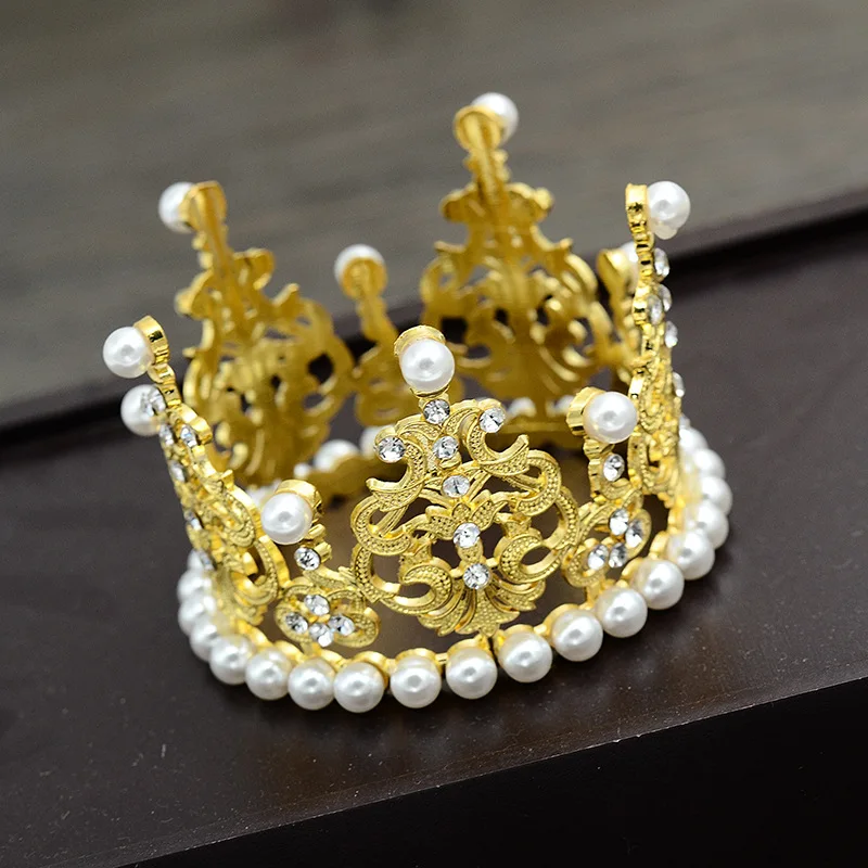 Princess Bride Birthday Gift Headdress - Alloy Pearl Crown