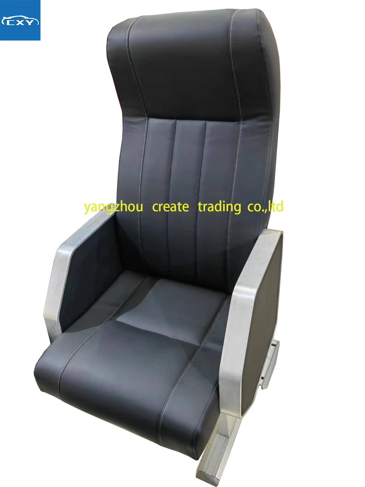 Marine Supplier Boat Suspension Pedestal Captain Pilot Seat Flip up ...