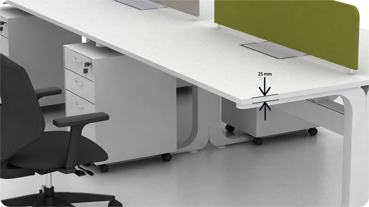 Design Workstation Table Office Cubicle Desk Height Adjustable ...