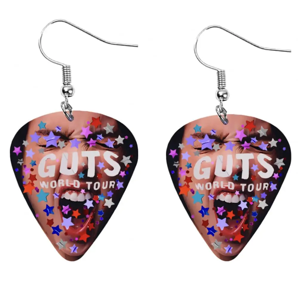 New Arrival Olivia Rodrigo Acrylic Resin Drop Earrings Music Album ...