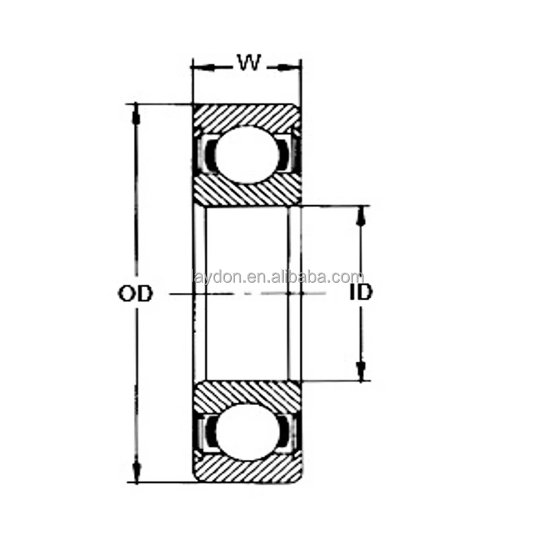 Automotive Generator Bearing 25BC06S98 British Non-standard Deep groove ...