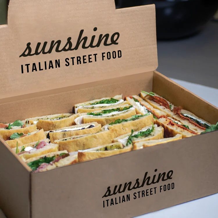 Eco Disposable Takeaway Packaging - Corrugated Paper Boxes