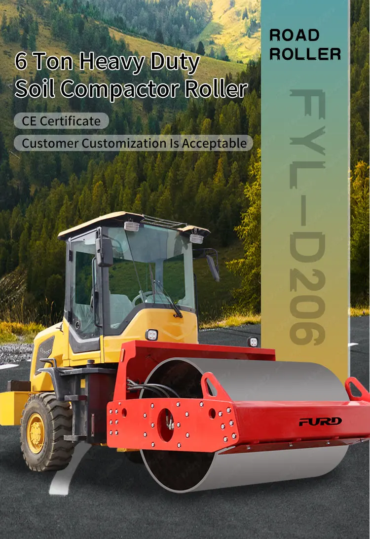 Self-propelled Vibrating Road Roller Compactor Single Drum Road Roller ...