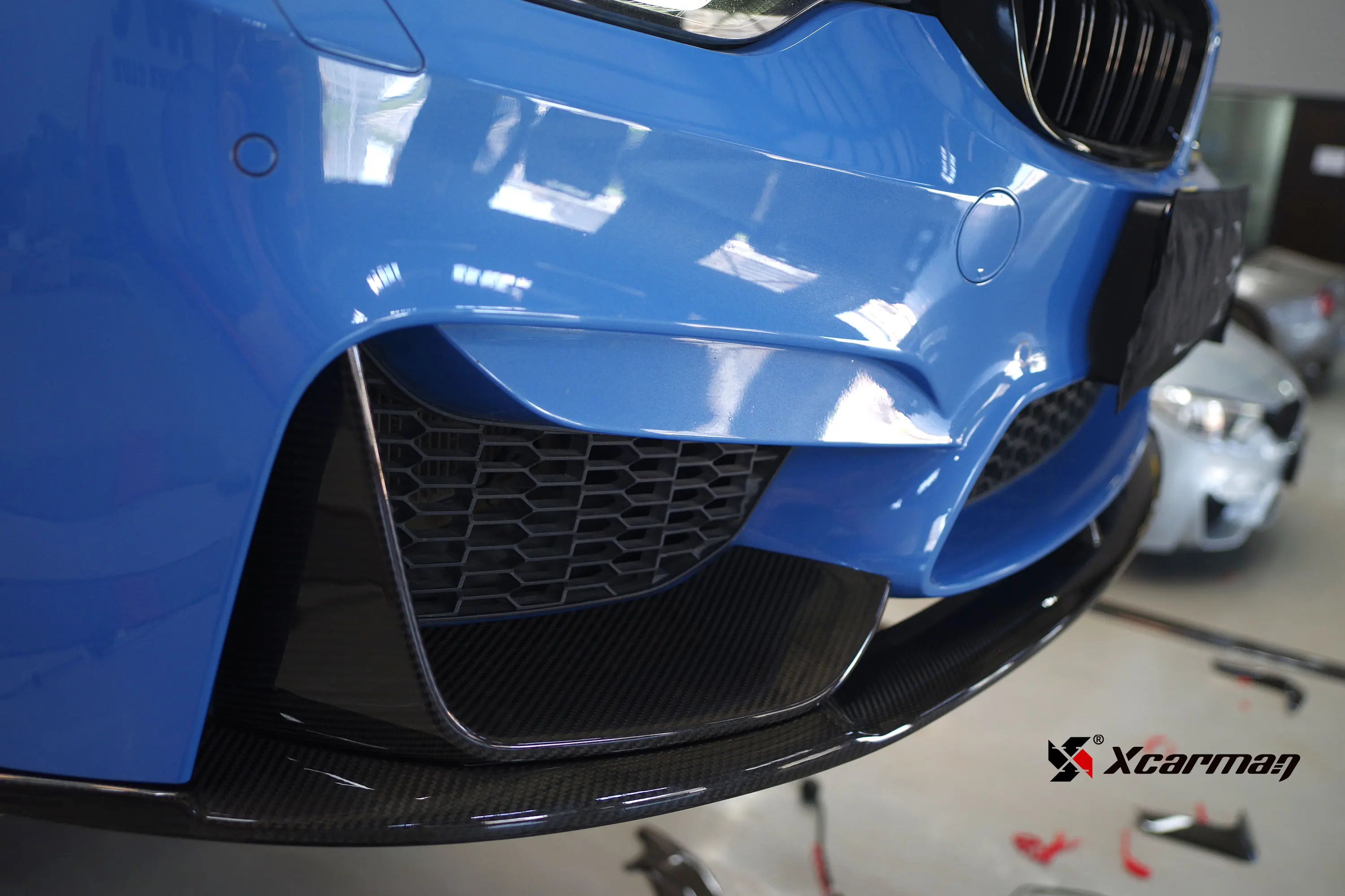 Dongsai Dry Carbon Fiber F80 F82 Front Lip For Bmw 3 4 Series M3 M4 ...