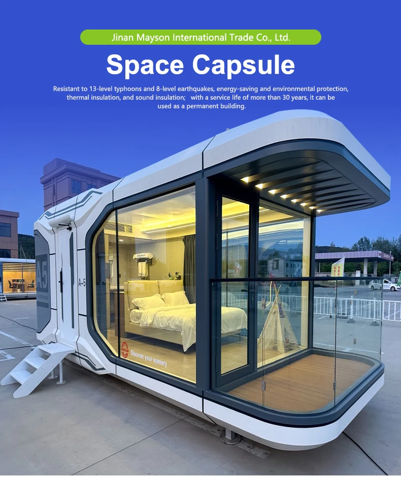 Modern Integrated Space Capsule Residential Scenic Activity Capsule ...