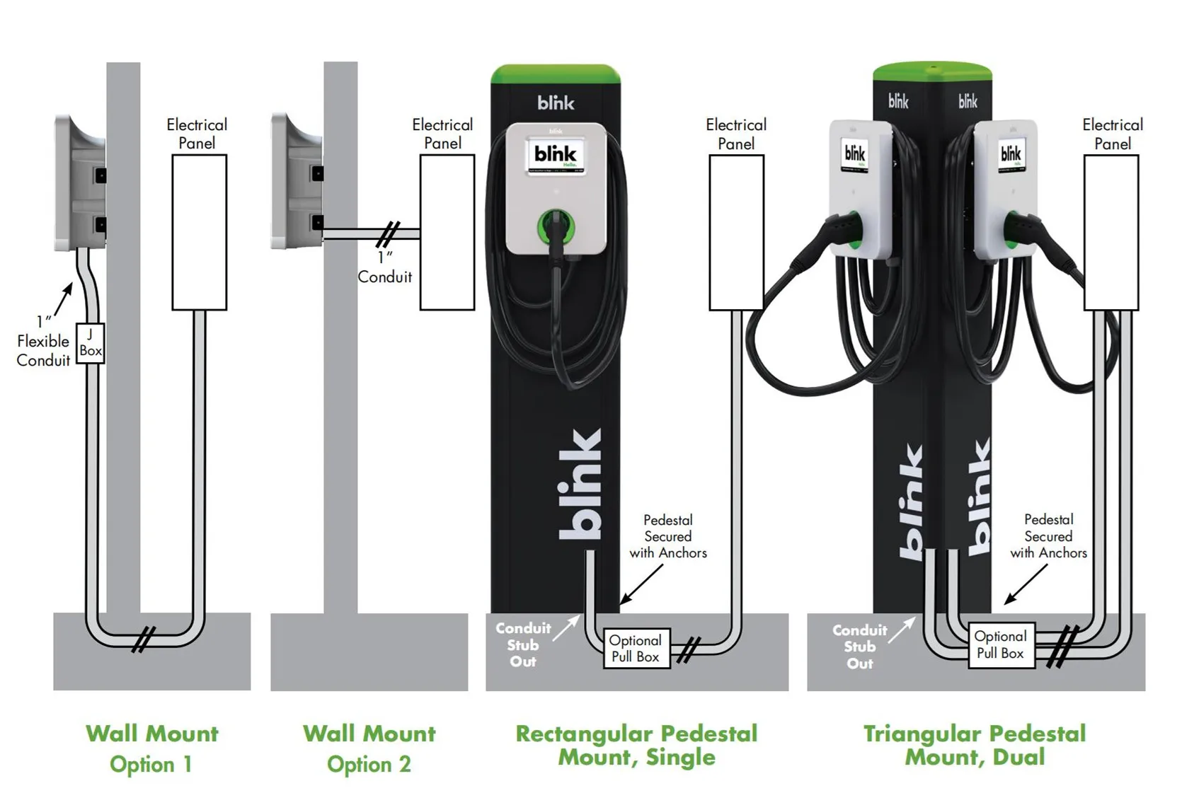 Factory Wholesale Steel Pillar Stand Floor-mounted Charging Stations ...