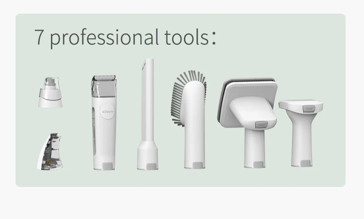 Iclipper-lm1 Professional Grooming Kit Pet Grooming Kit & Vacuum ...