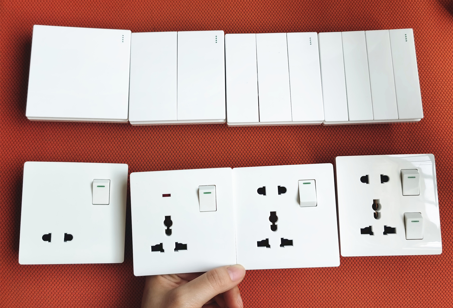 86 Concealed Installation One Way Switch With 10a Two Pole Two Hole Two ...